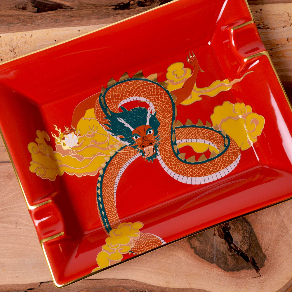 "Dragon" - Porcelain Ashtray