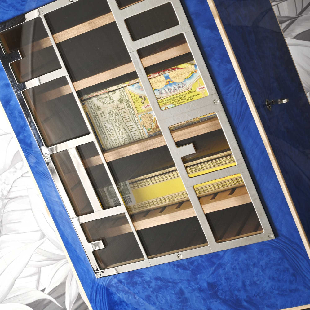 "Blue Madrona" - Cabinet for 150 cigars